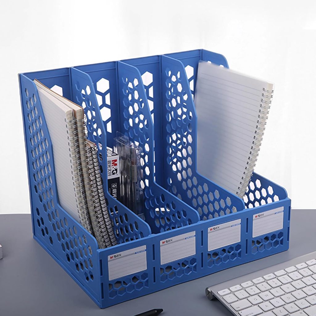 Desktop Organizer File Holder Data Frame Book Frame Thickened Four ...