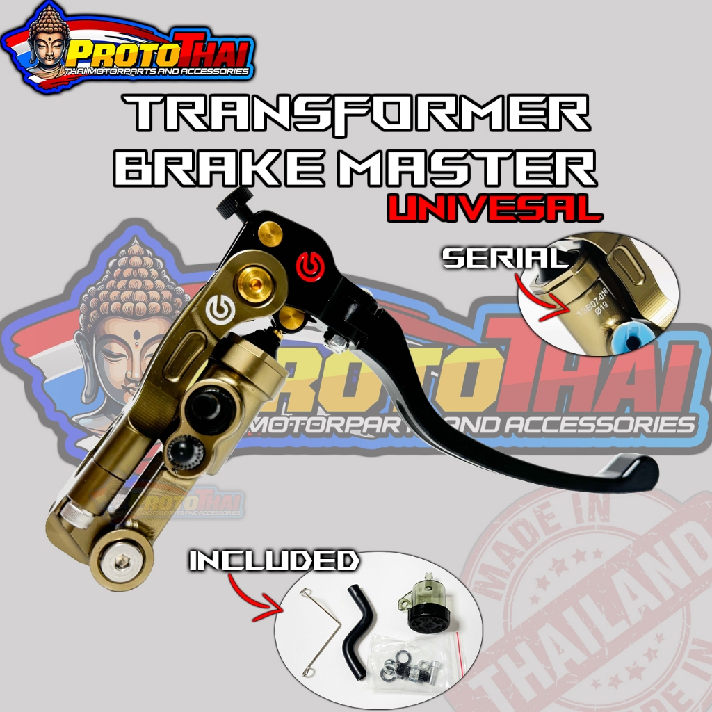 TRANSFORMER BRAKE MASTER RIGHT ONLY | Shopee Philippines