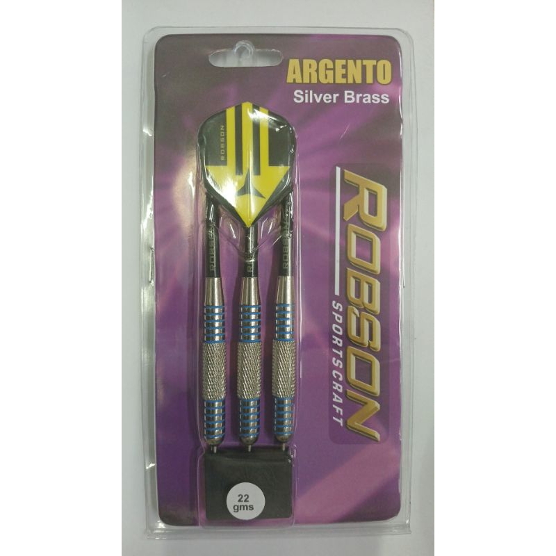 Robson Argento 22 / 23 gms Dart Pins Stratum Series Silver Brass Darts ...