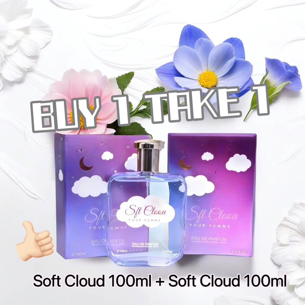 『BUY 1 TAKE 1』100ML Soft Cloud Perfume Long-lasting Body Spray Scent ...