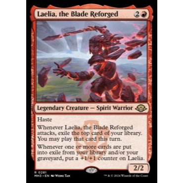 Laelia, the Blade Reforged - Modern Horizons 3 (MH3) Rare Red | Shopee ...