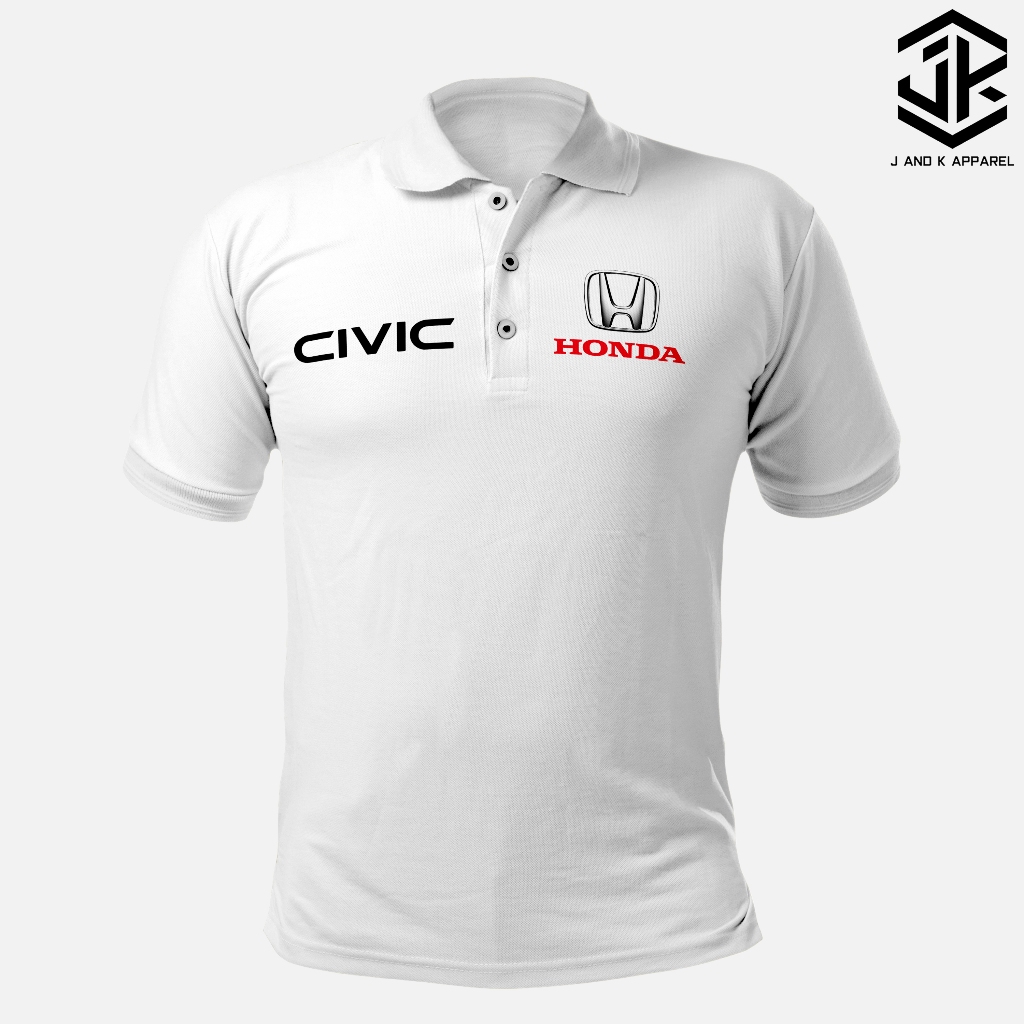 Honda Civic Polo Shirt | Shopee Philippines