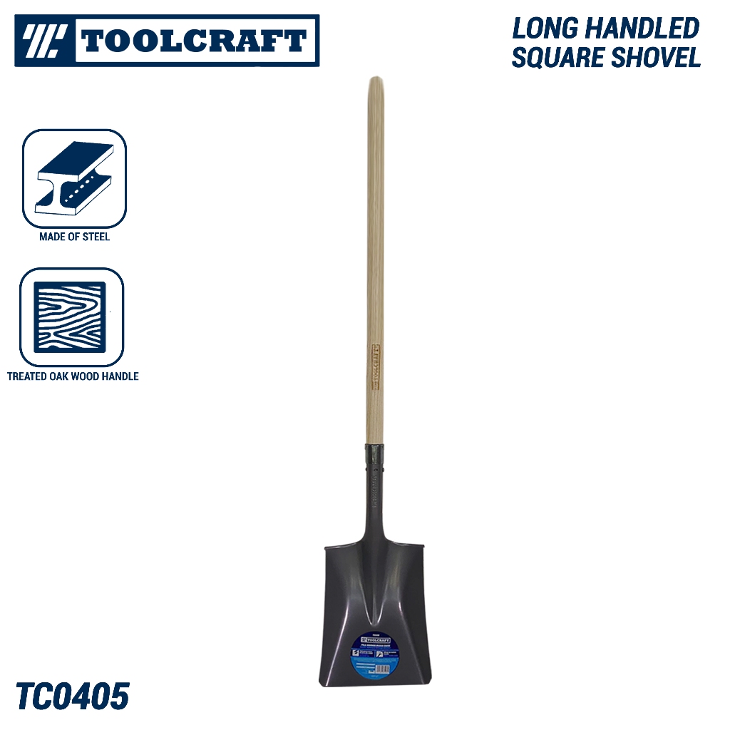 TC LONG Handle Shovel Treated Oak Wood Pala (TOOLS FOR AGRICULTURE AND ...