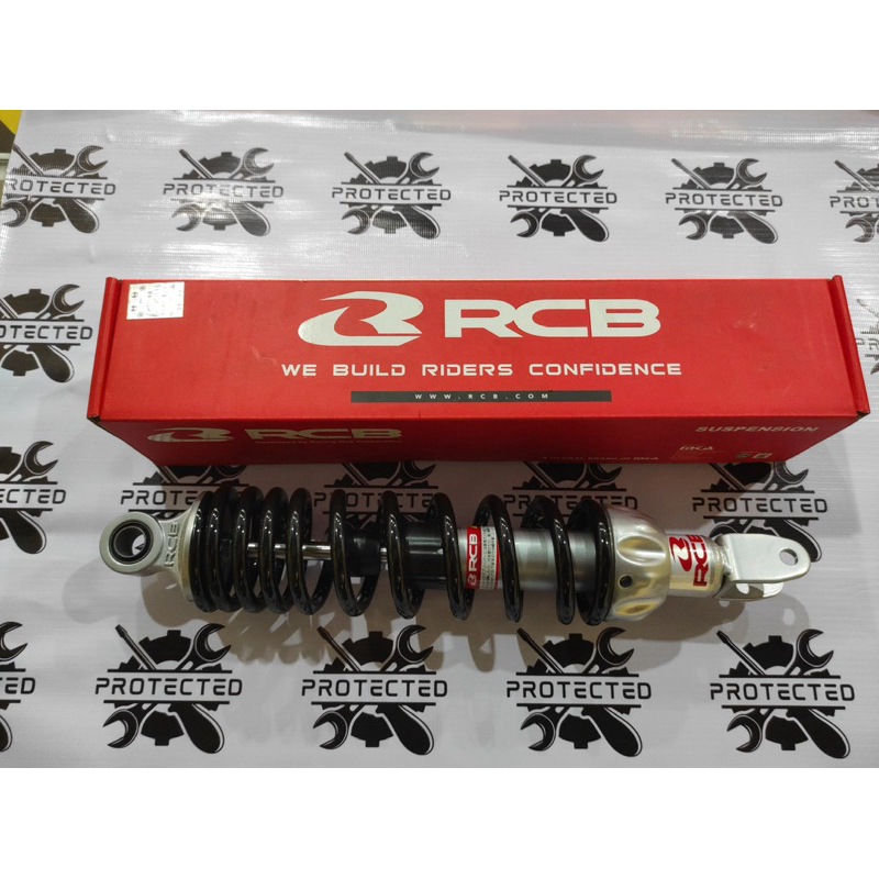 RCB Rear Shock Honda Click V1/V2/V3 330mm A2 Series Black | Shopee ...