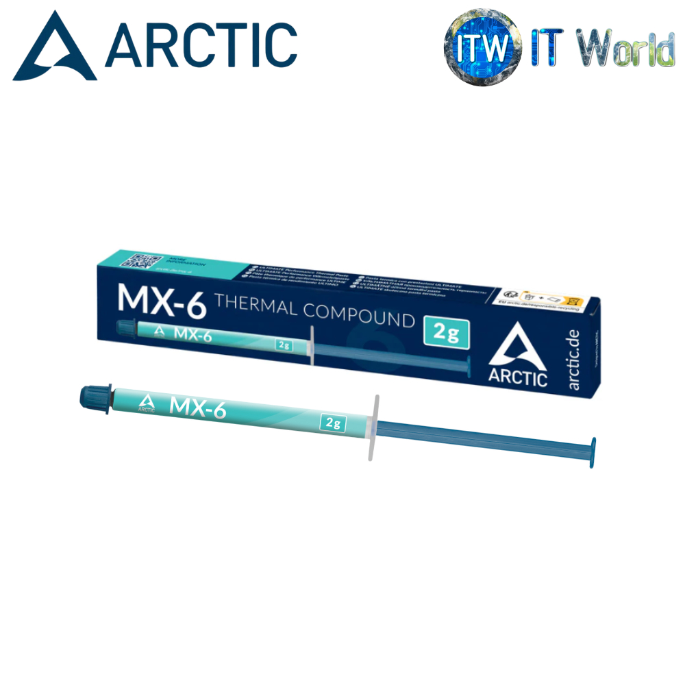 Arctic Thermal Paste MX-6 2g ULTIMATE Performance (ACTCP00079A) | itw ...