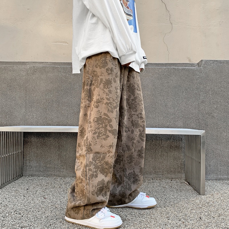 Unisex High Quality Corduroy Pants for Summer Mens Thin Style Baggy ...