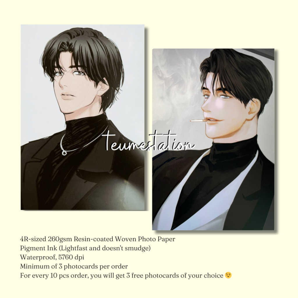 Payback BL Manhwa 4R Photocards (3 pcs. minimum per order) B01 | Shopee ...