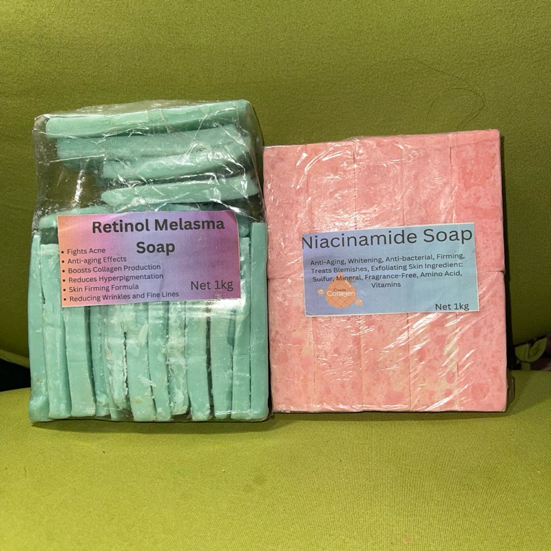 Niacinamide Pink + Retinol Melasma Soap bundel 2kilos | Shopee Philippines