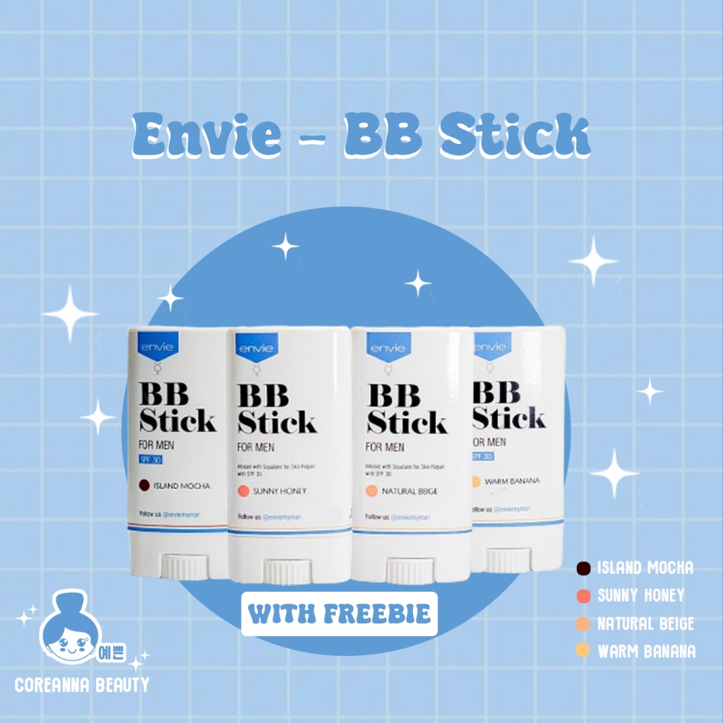 Envie BB Stick for Men Shine Free with SPF, Blending these Flaws for an ...