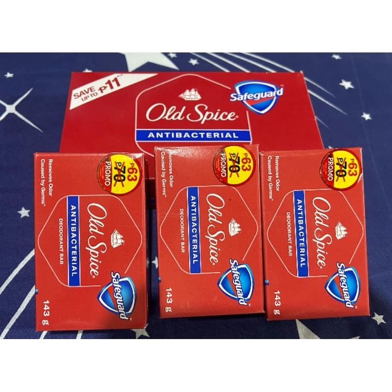 Old Spice Soap Anti Bacterial Safeguard sold by 3's | Shopee Philippines