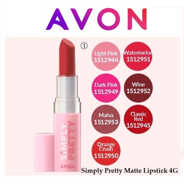 AVON Simply Pretty Matte Lipstick | Shopee Philippines