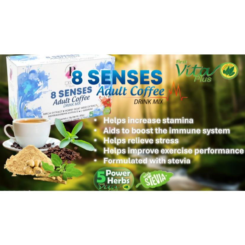 8 Senses Adult Coffee Mix First Vita Plus | Shopee Philippines