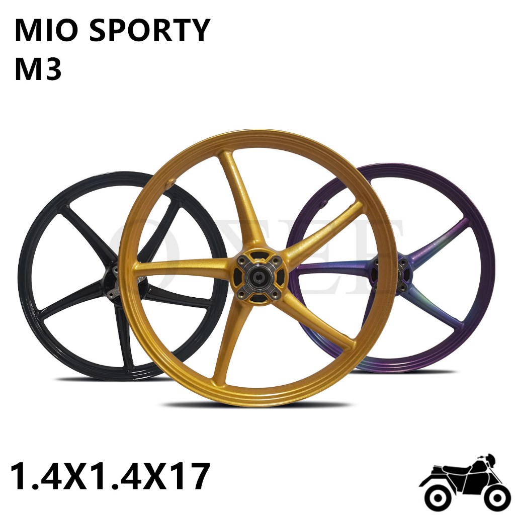 ENKEI 522 MAGS FOR YAMAHA MIO I 125 MIO M3 MIO SPORTY MIO SOUL i 125 ...