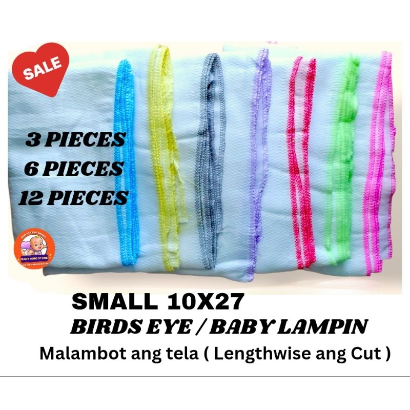 3 / 6 / 12 PCS (10"x27")BIRDSEYE LAMPIN CLOTH DIAPER ORDINARY FOR BABY ...