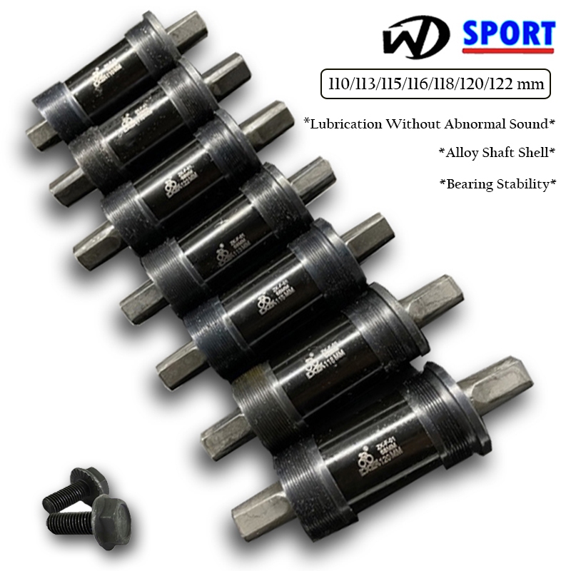 WD bike mountain bearing for bottom bracket 110 113 115 116 118 120 122 mm bike parts bracket ...