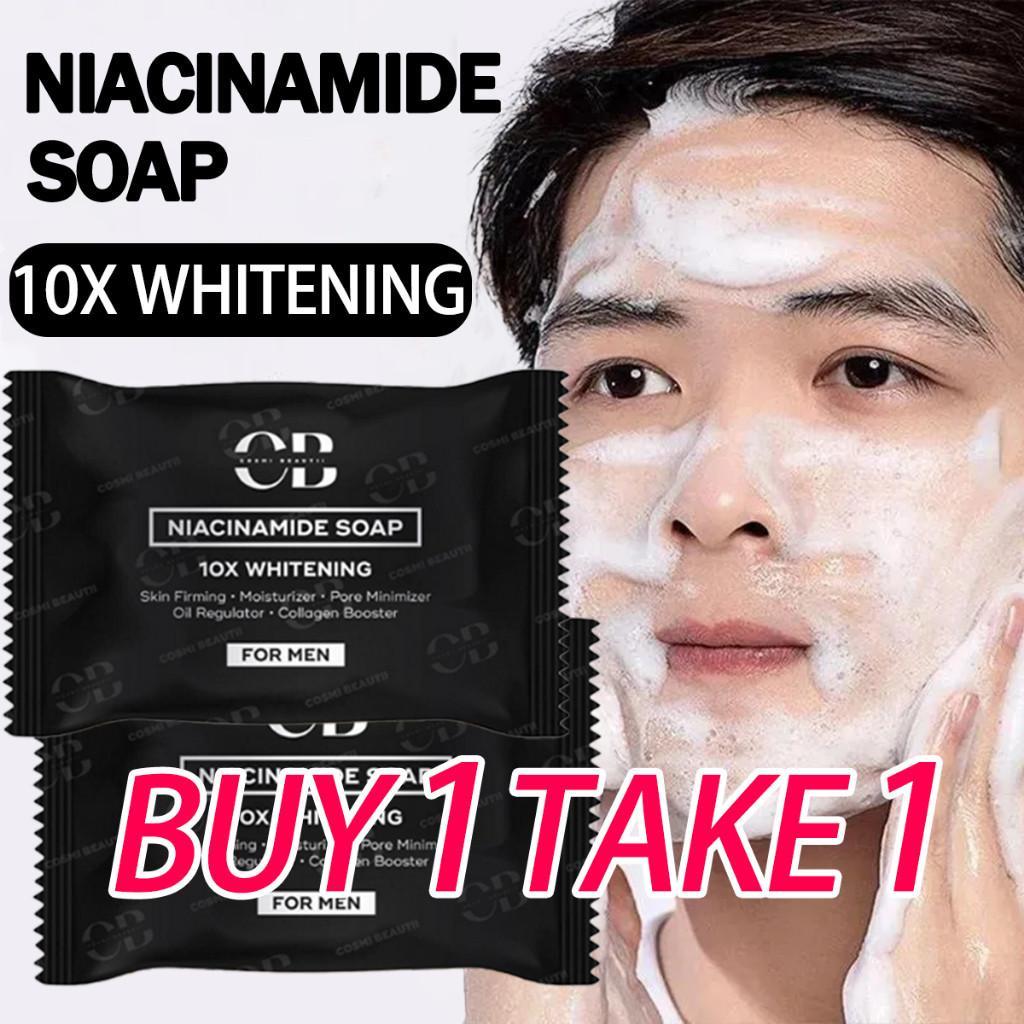 CB Niacinamide Soap for Men 10X Whitening Soap Whitens All Skin Types ...