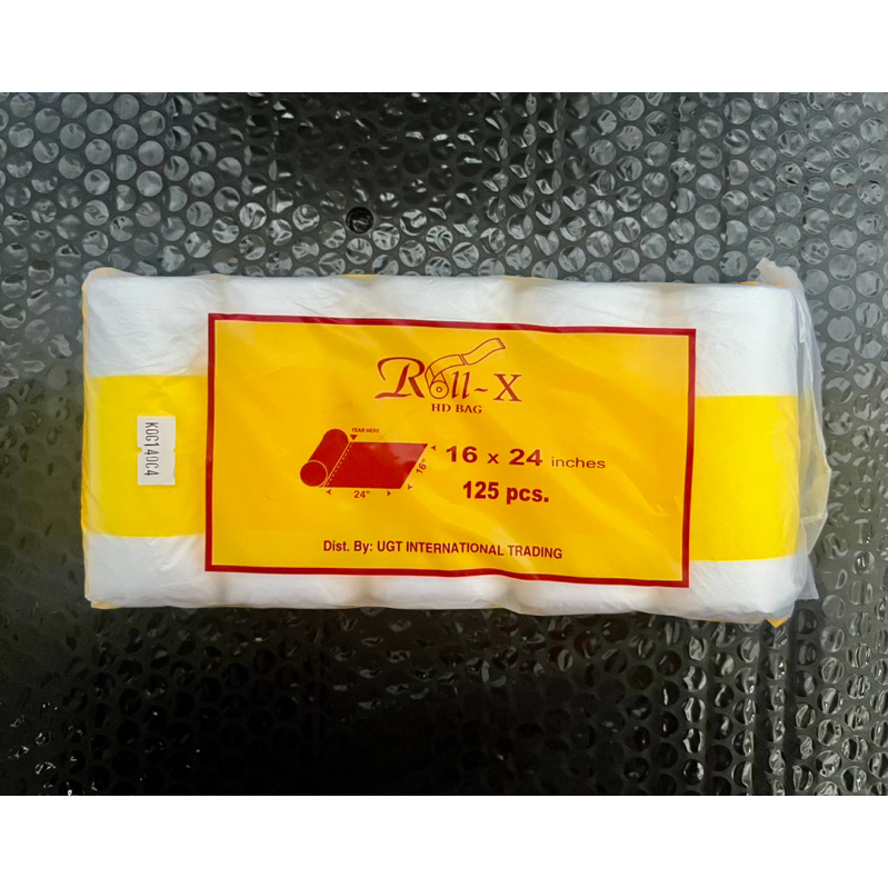 16x24 Roll-X HD Plastic Bag (125 pieces/pack) | Shopee Philippines