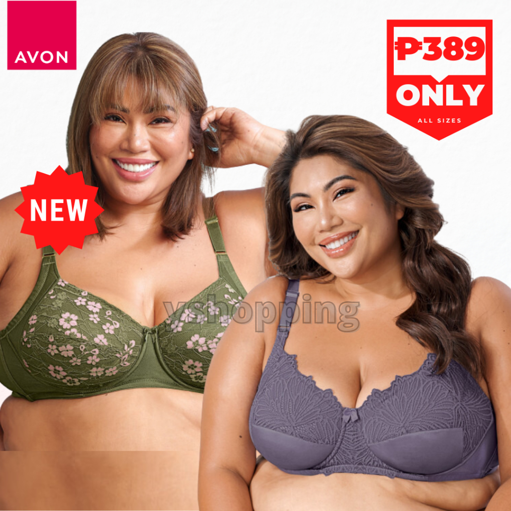 AVON Bra Plus Size Shape Maker Non-Wire & Underwire Bra 38B-42B Marion Nora Agatha | Shopee ...
