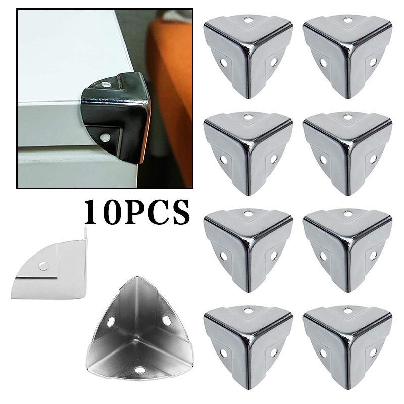 10 pcs Corner Protectors Metal Decorative Edge Guard Safety Cover,for ...