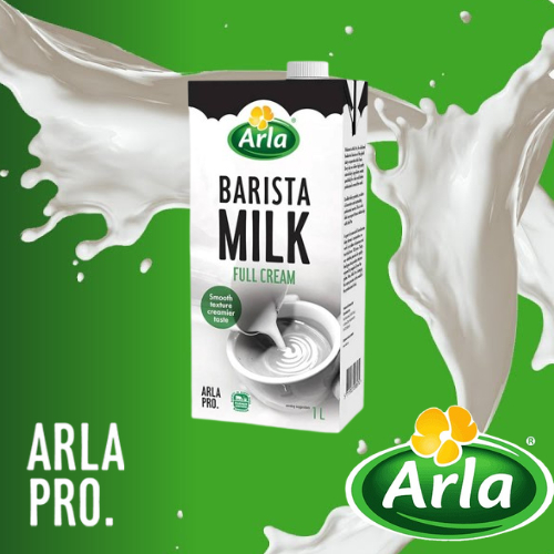 ARLA Pro Barista Full Cream Milk 1L & 1Lx3 - Perfect for Coffee, Creamy ...