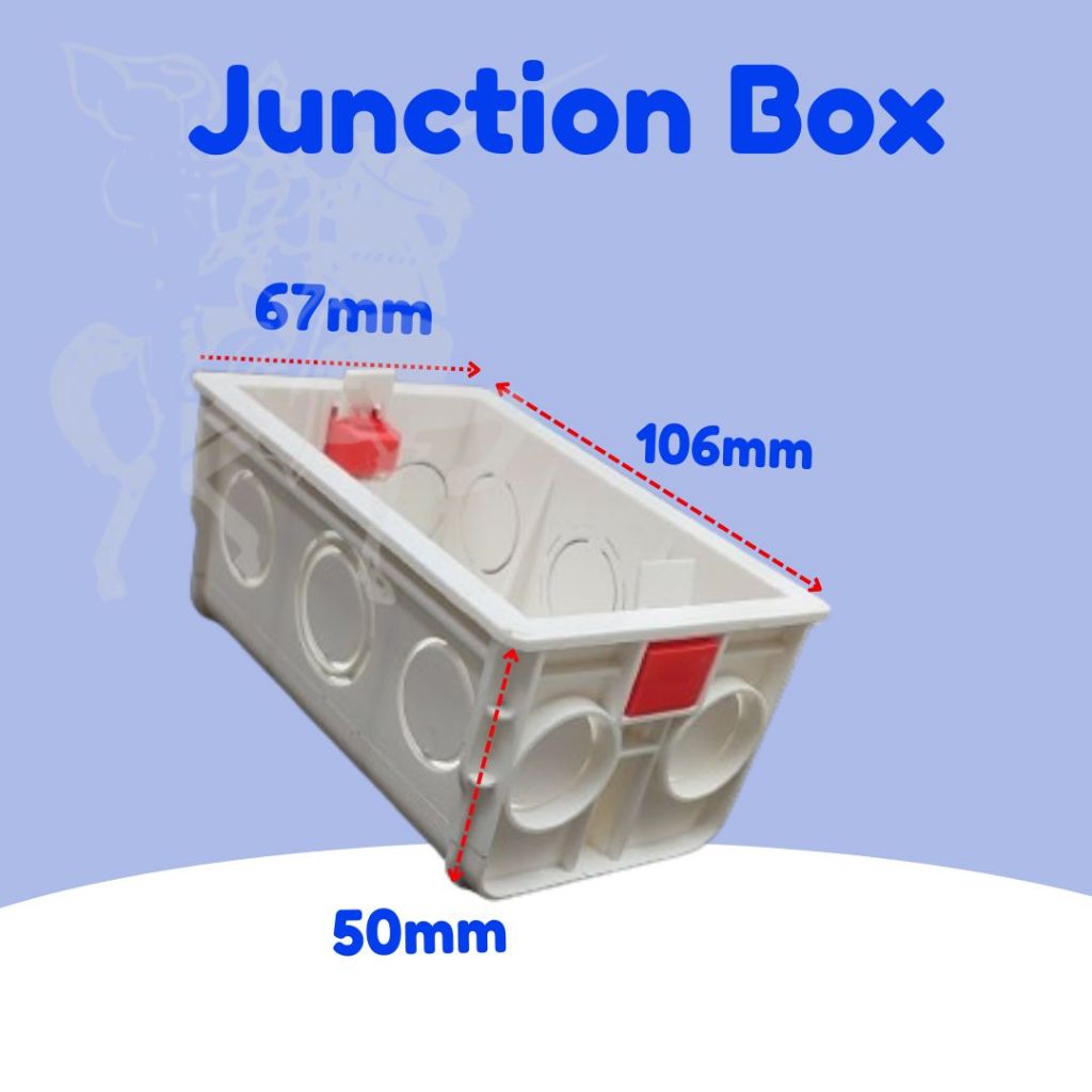 Junction Box Internal Box For Standard Switch Socket Box | Shopee ...