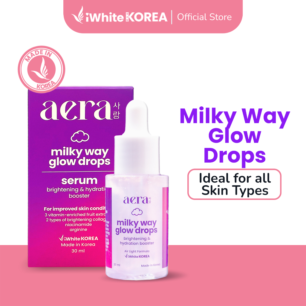 Aera by iWhite Korea Milky Way Glow Drops Dropper 30ml | Shopee Philippines