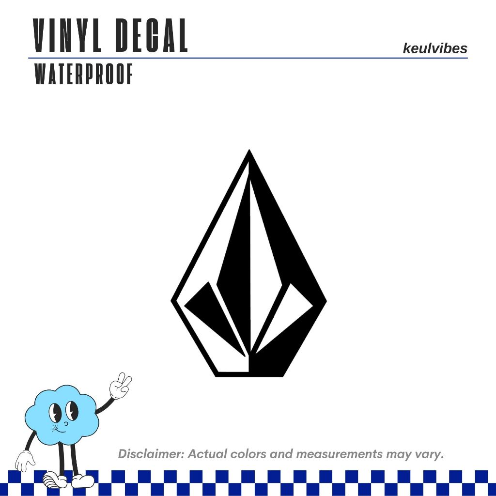 V0LC0M LOGO Vinyl Decals brand laptop motor bike car tumbler sticker ...