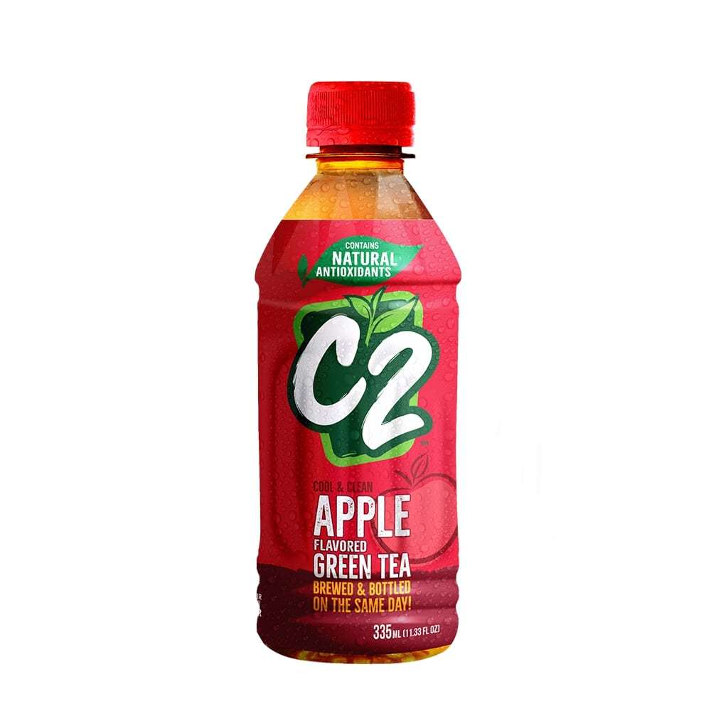 C2 Green Tea Apple Drink 335Ml | Shopee Philippines