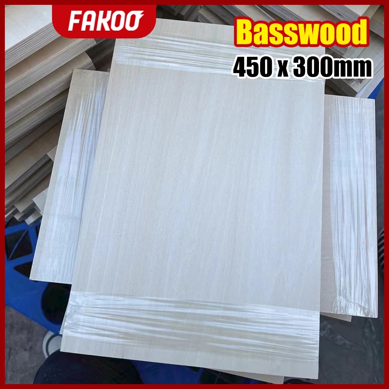 COD 450*300mm DIY Basswood Sheets DIY Model Balsa Wood Sheet For House ...