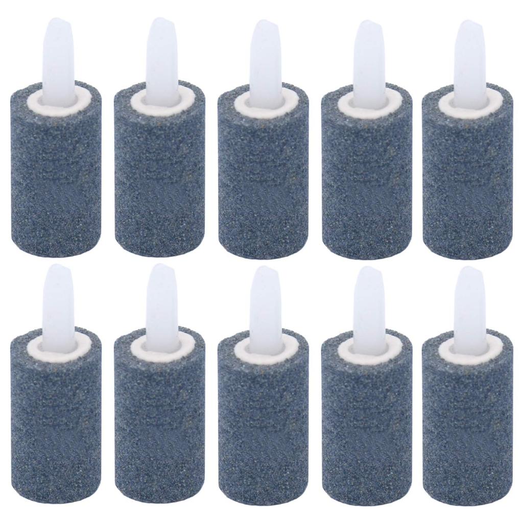 10Pcs Round air stone Cylindrical airstone Aquarium air bubble stones ...