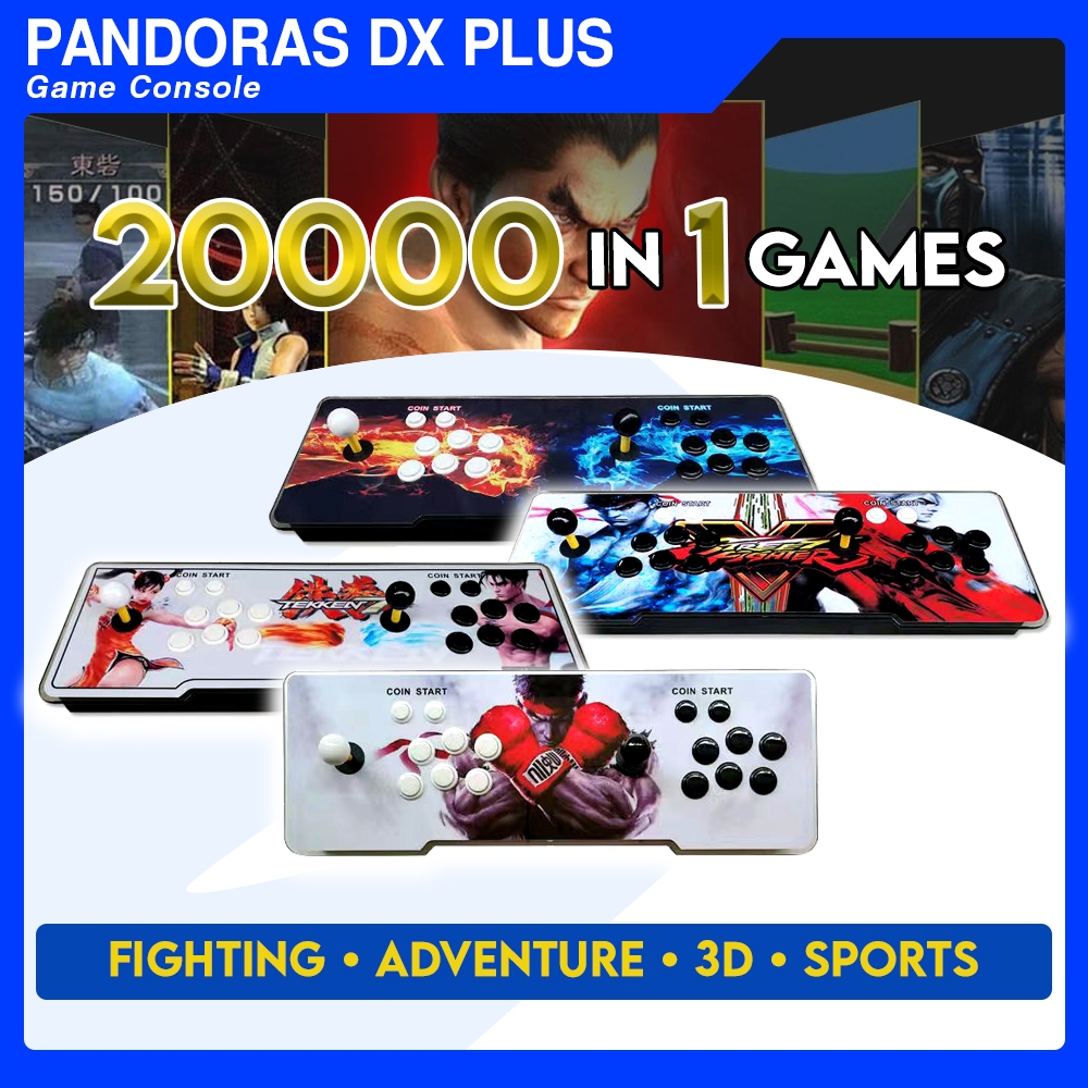 PC.DIY 20,008 in 1 Pandoras DX Plus Arcade Classic Games 2 Player ...