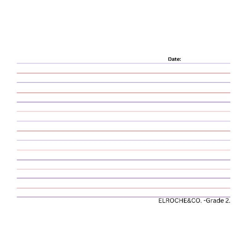 Personalized Pad Paper for Grade 2 and 3 (50pcs per pad) | Shopee ...