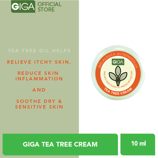 GIGA Tea Tree Cream 10ml - Guaranteed Natural and Plant Based | Shopee ...