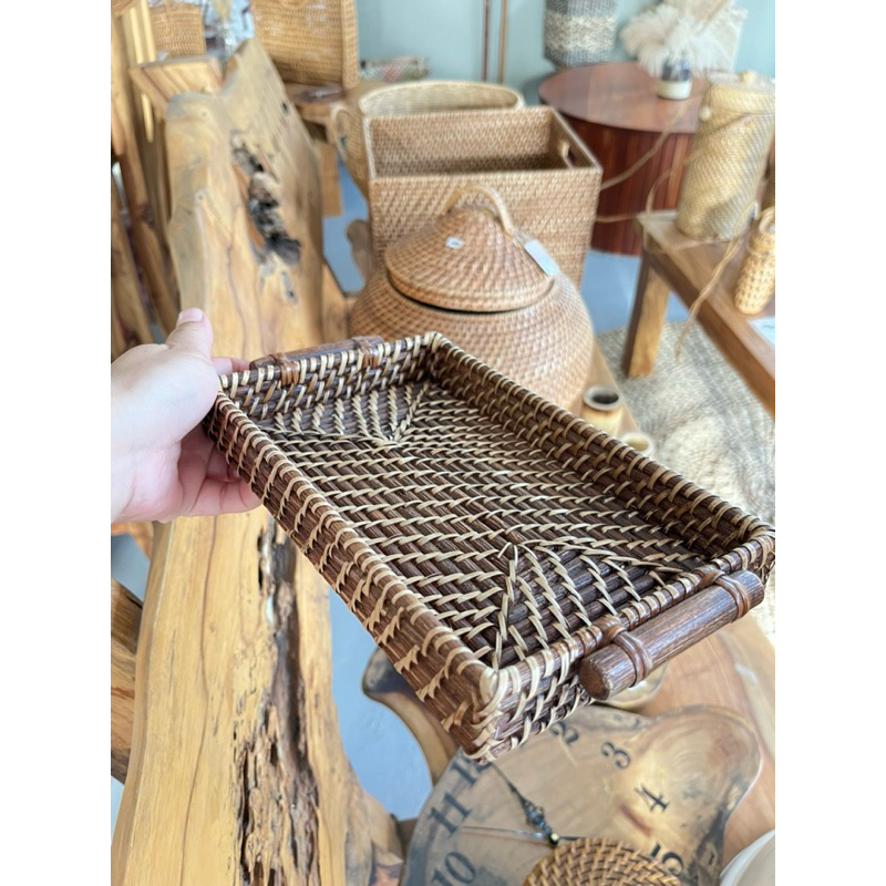 Rattan Small Tray | Center Piece | Native Tray | Shopee Philippines