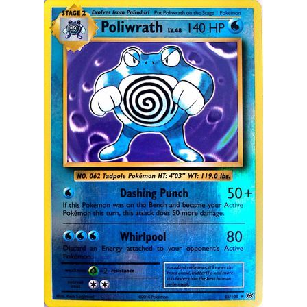 Pokemon TCG Poliwrath 25/108 XY Evolutions Reverse Holo (LP) | Shopee ...