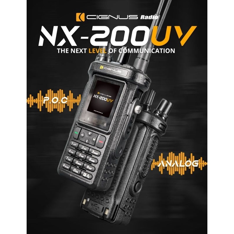 Cignus NX200UV Analog w/ POC radio | Shopee Philippines