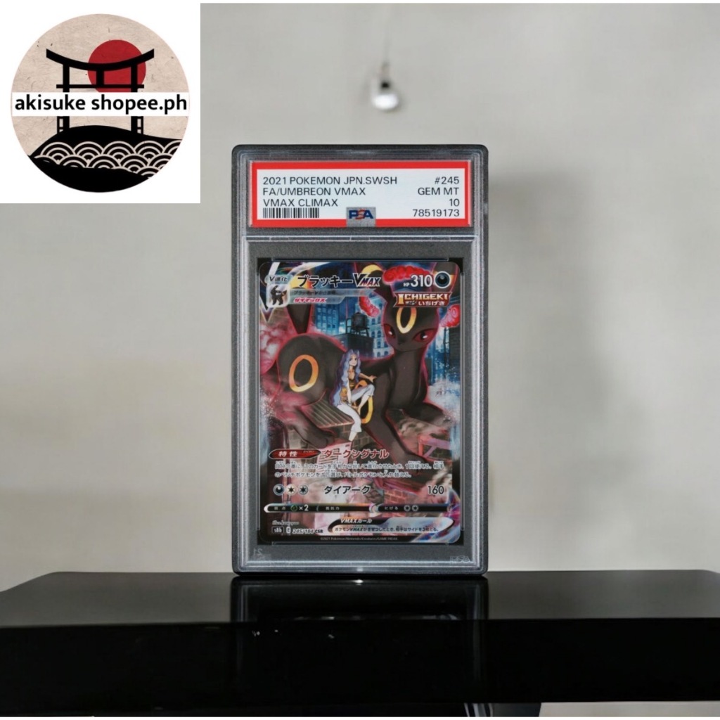 Pokemon Card PSA 10 Gem Mint Umbreon Vmax Japanese Vmax Climax 2021 Holo 245/184 | Shopee ...
