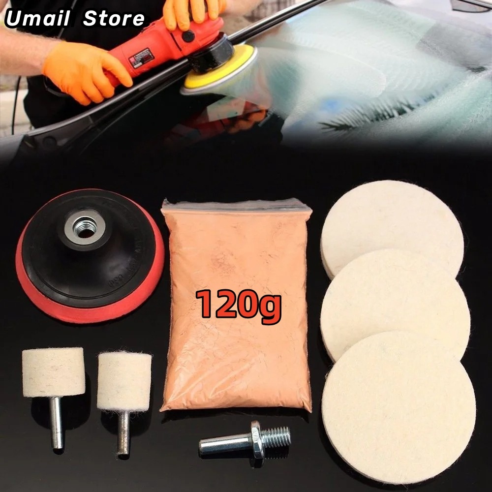 【COD】8-piece 120g cerium oxide glass polishing powder kit for ...