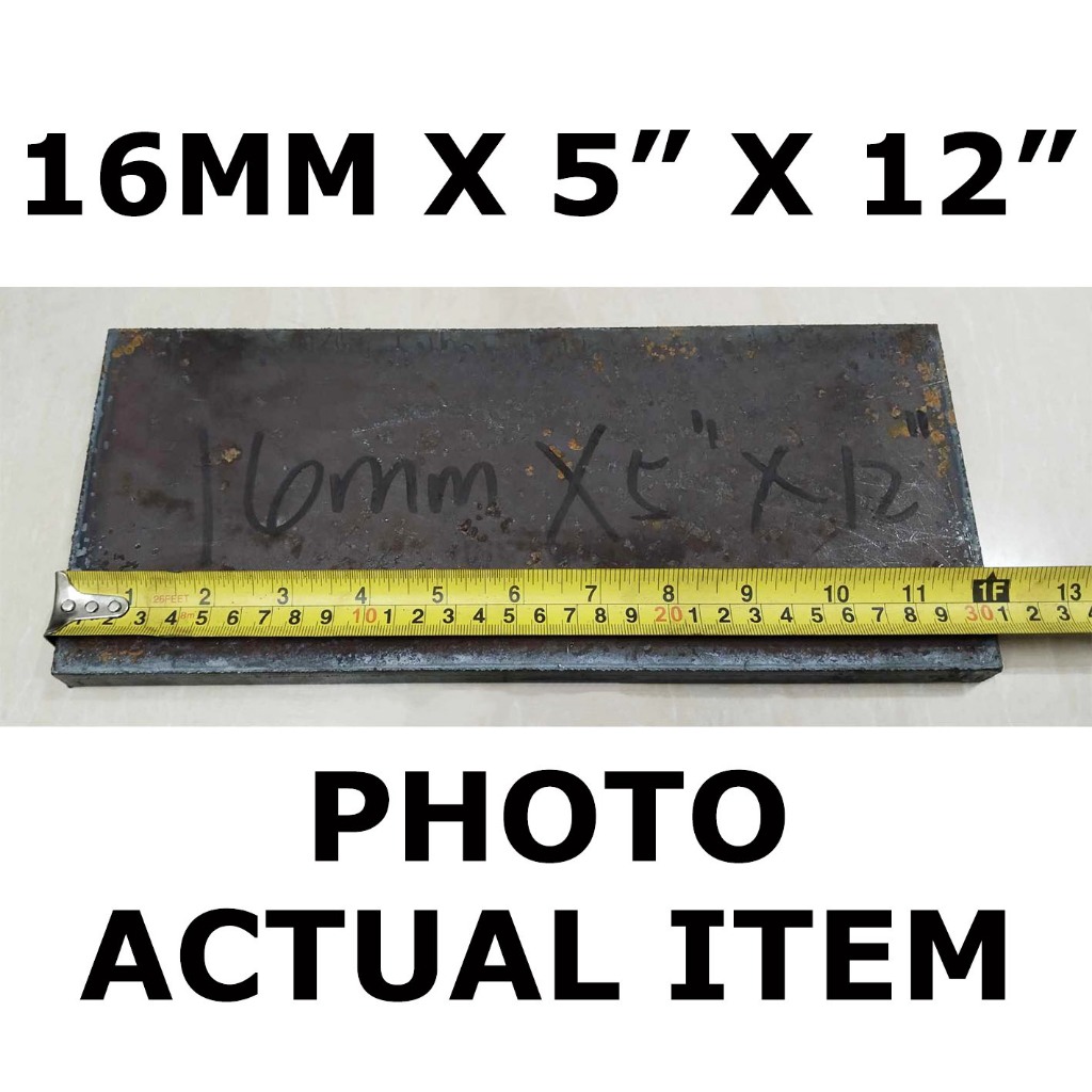 MS BASE PLATE 16MM X 5" X 12" MILD STEEL ...