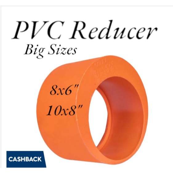 PVC REDUCER ORANGE BIG SIZES 8x6", & 8x10" Thickness 5.20mm Good ...