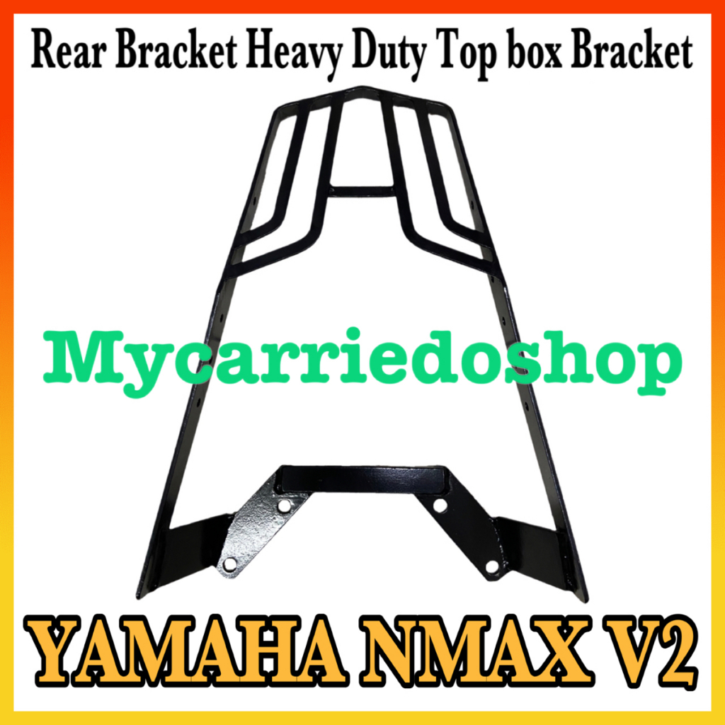 Yamaha Nmax V2 Heavy Duty Top Box Rear Bracket Carrier Tail Racks Rear ...