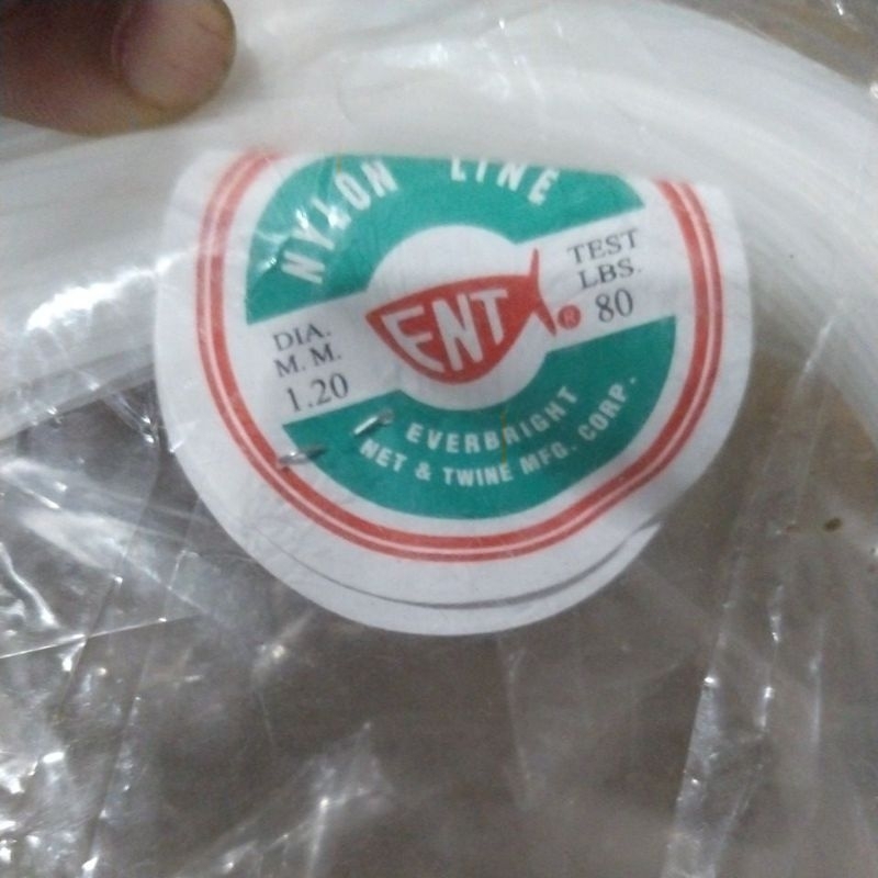 ent nylon fnt nylon fishing line065mm upto 300mm SOLD PER PACK | Shopee ...