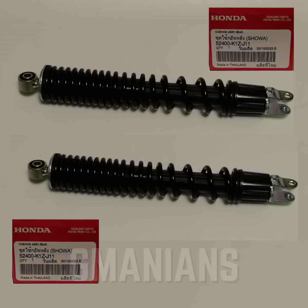 GENUINE HONDA REAR SHOCK SET PCX 160 SHOWA (THAILAND) 52400-K1Z-J11 ...