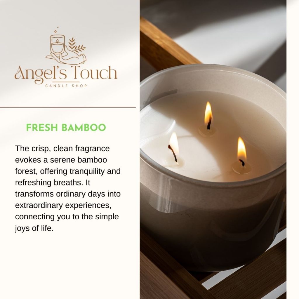Angel's Touch Scented Candle - Fresh Bamboo | Shopee Philippines