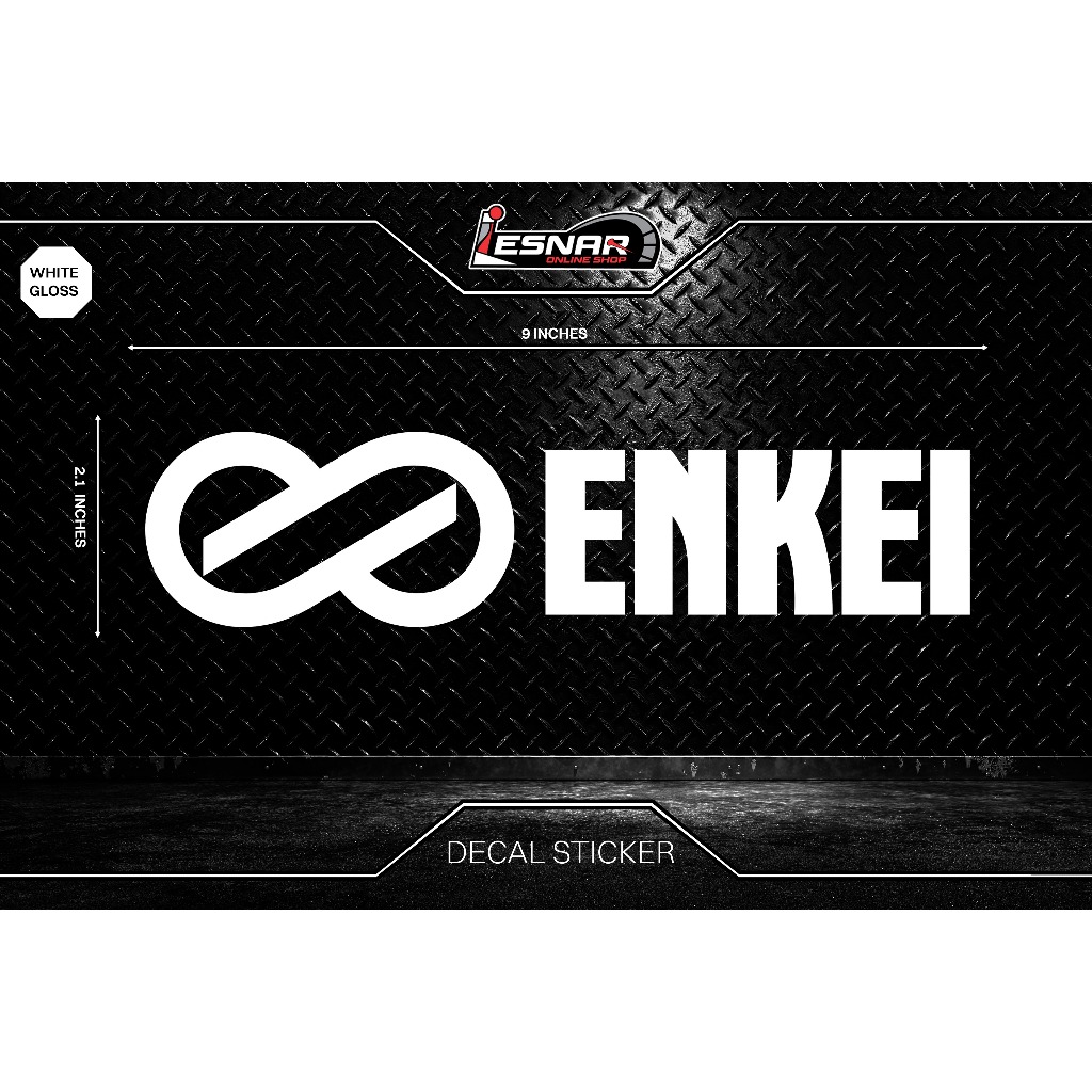 ENKEI Logo Decal Sticker | Shopee Philippines
