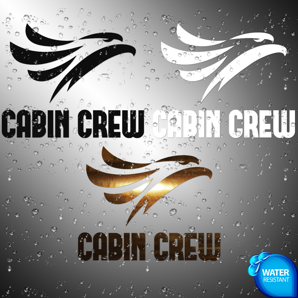 Sticker | Cebu Pacific Cabin Crew | 4 inches Water Resistant decals ...