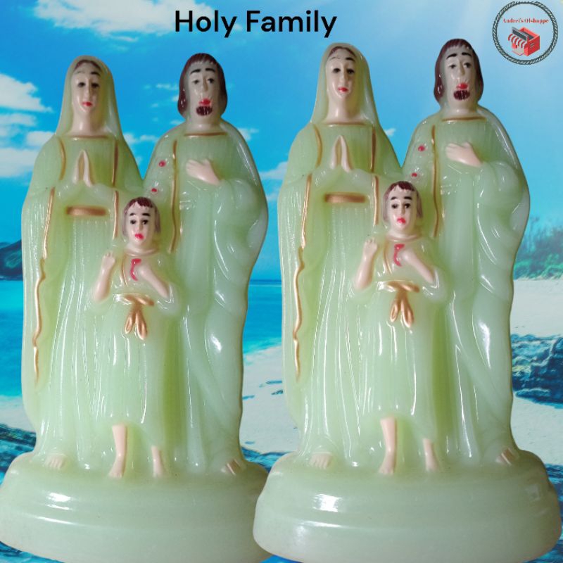 Statue Holy Family Glow in the Dark Luminous (15cm) | Shopee Philippines