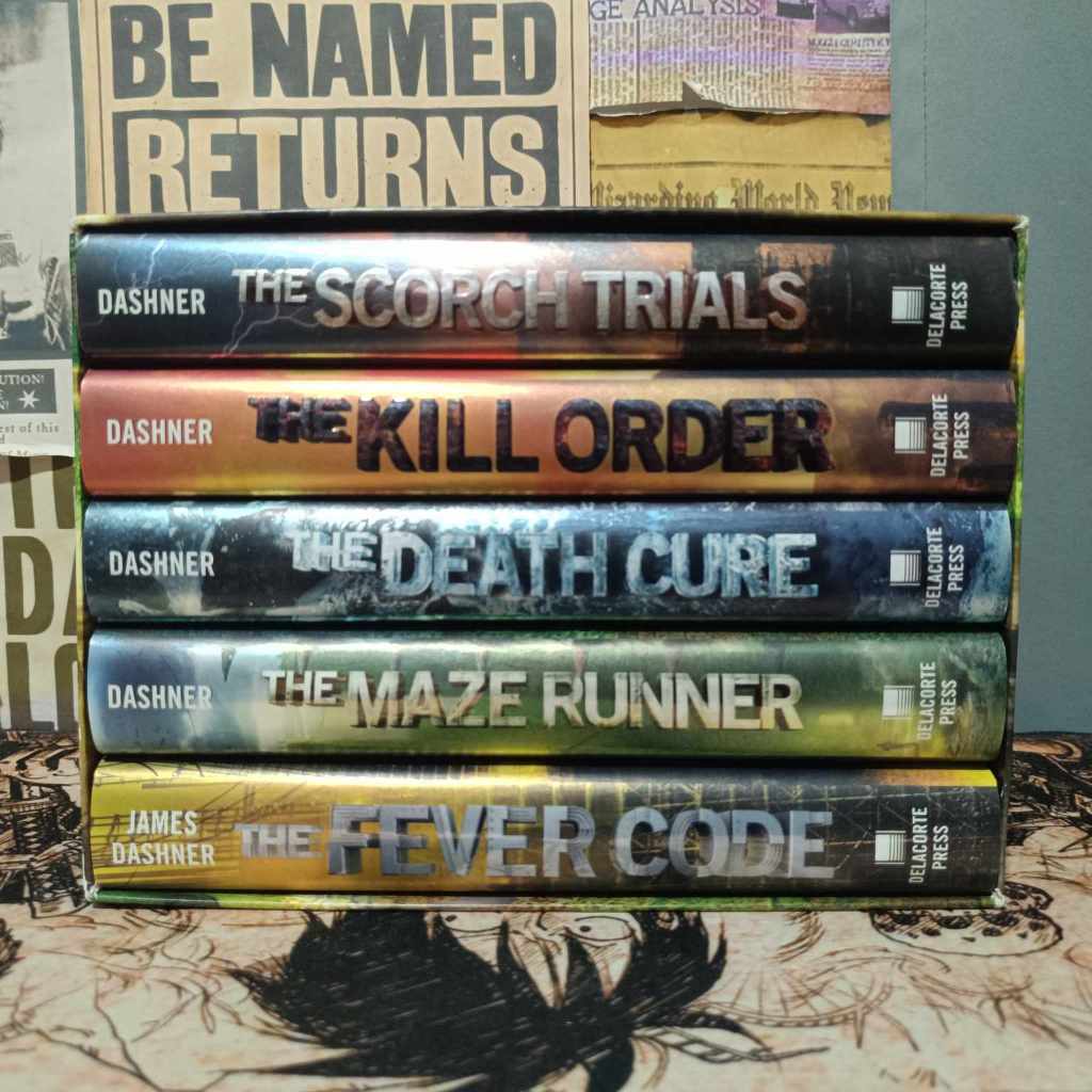 Maze Runner 5 Book Boxed Set by James Dashner (Hardcover) | Shopee ...