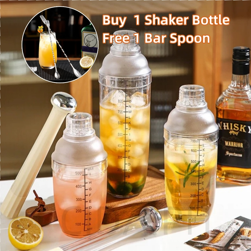 Milk Tea Shaker Tools Set/Cocktail Juice Shaker Bottle&Ice Hammer/Fruit ...