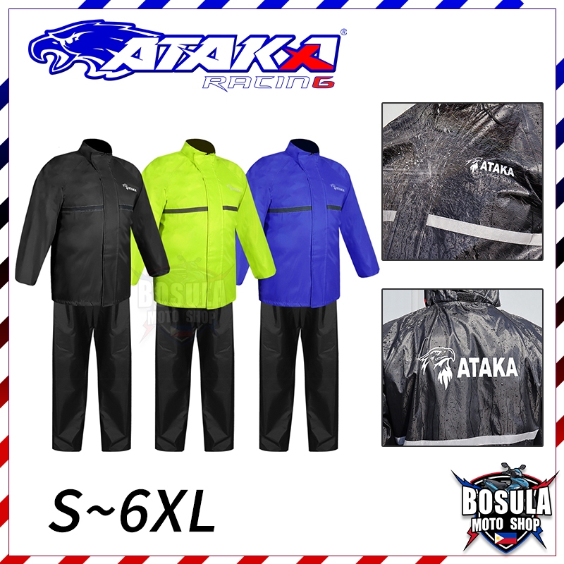ATAKA RainCoat Waterproof Jacket Suit Rainproof Universal Motorcycle ...